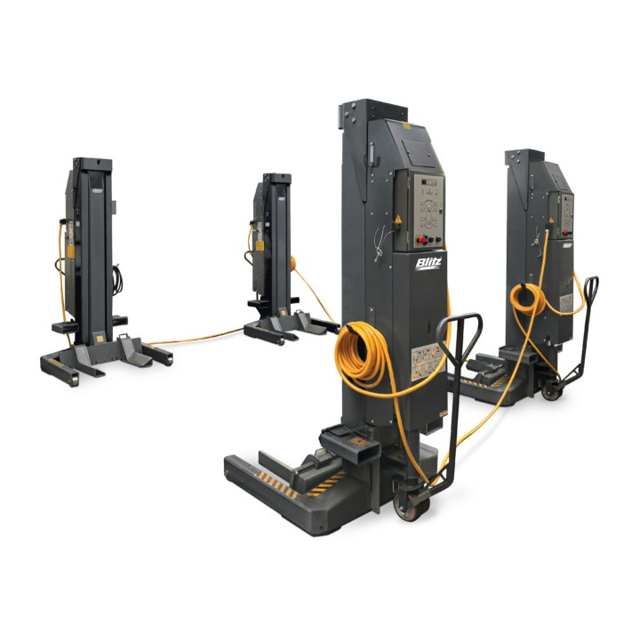 Mobilus 8 kolonų keltuvas HydroLift S3 8-6,2** - Pagrindinis - Amanda UAB