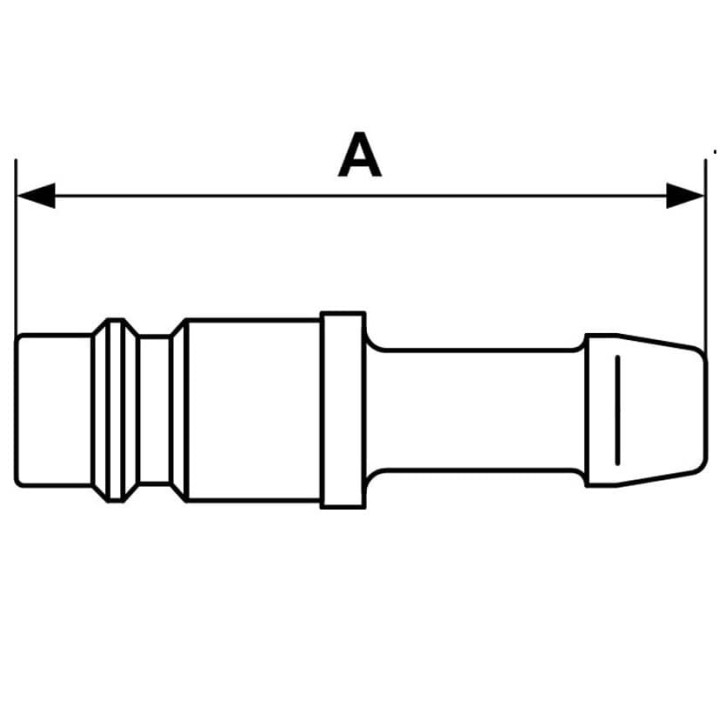 Antgalis oro žarnai 9 mm Prevost ERP 116809 - Greitos oro jungtys ...